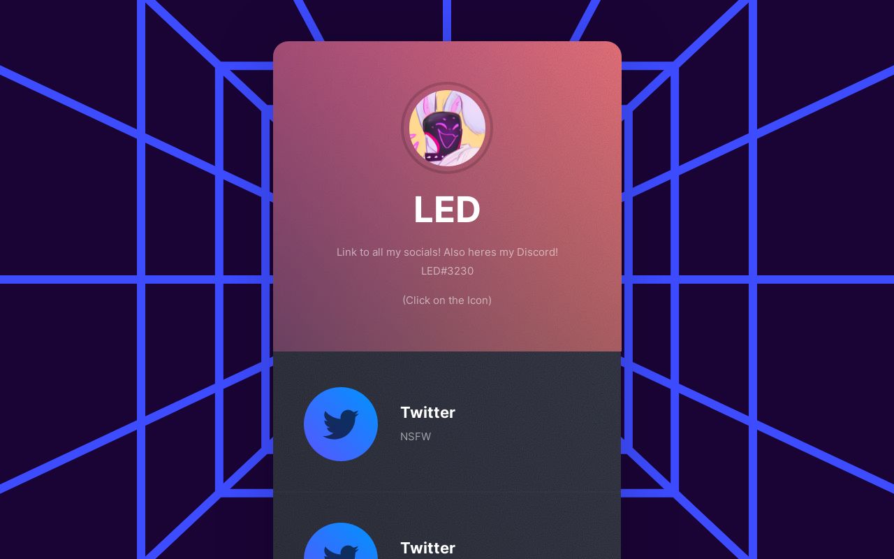 LED Social links